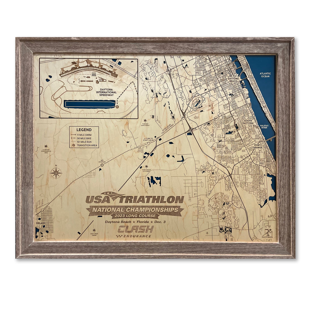 Race Maps | Wooden Map Art | Inspired By Your Journey